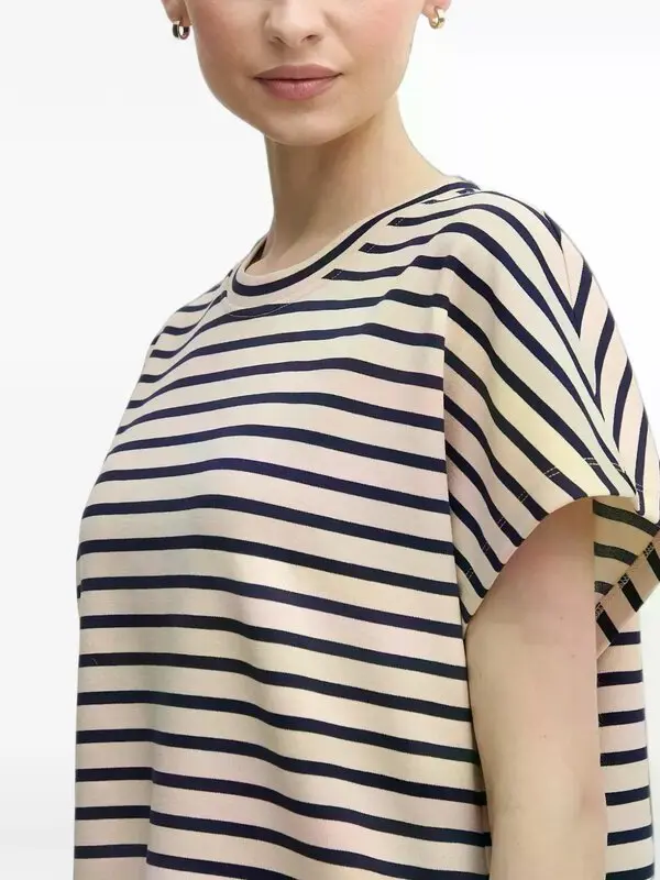 MARC AUREL Horizontal-stripe T-shirt