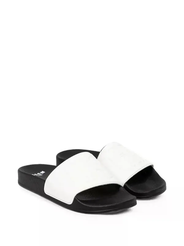 MSGM Logo-embossed Slides