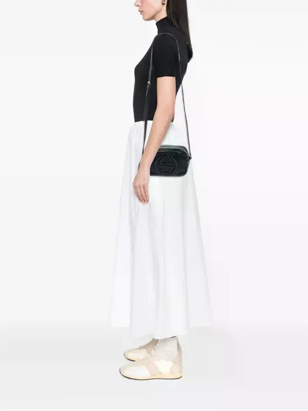 Gucci 2016-2026 Calfskin Soho Disco Crossbody Bag - Black