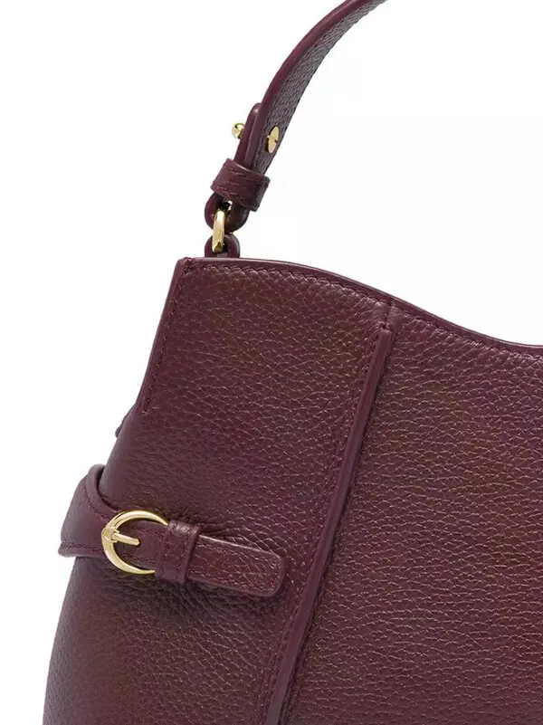 AIGNER Medium Cavallo Buckle-detail Leather Tote Bag - Red
