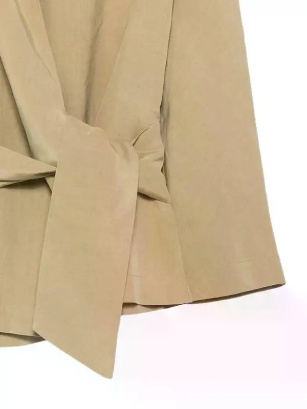 CORTANA Simona Wrap-style Belted Jacket