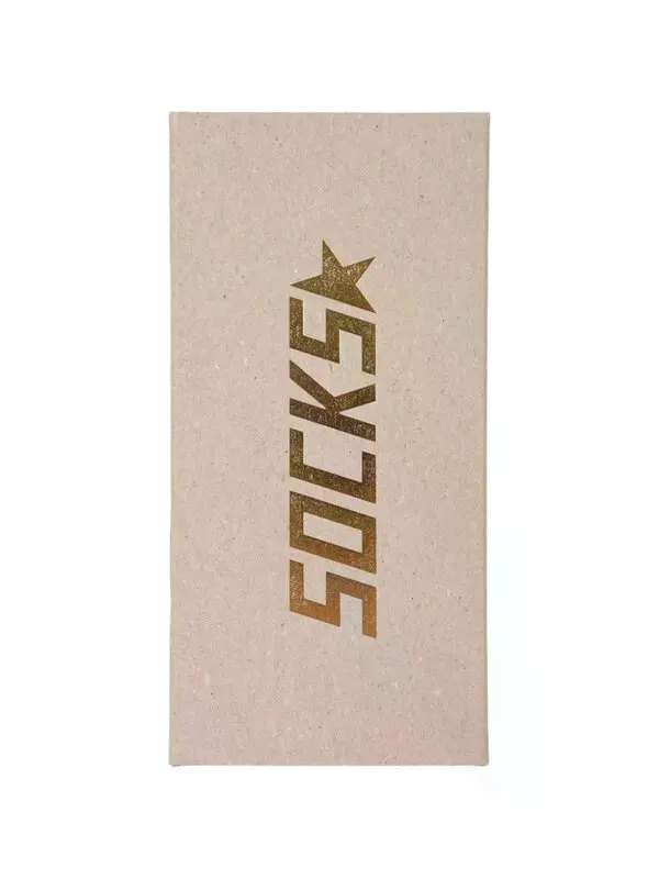 GOLDEN GOOSE Logo-print Striped Socks