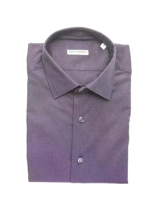 ROBERT FRIEDMAN Textured-weave Slim-fit Shirt