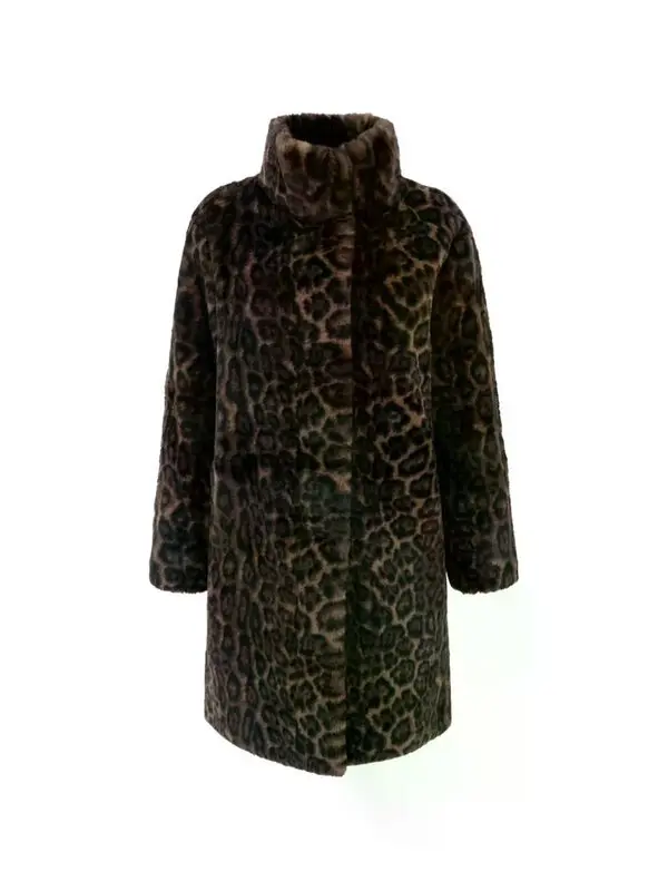 Apparis Blair Leopard-print Faux-fur Coat