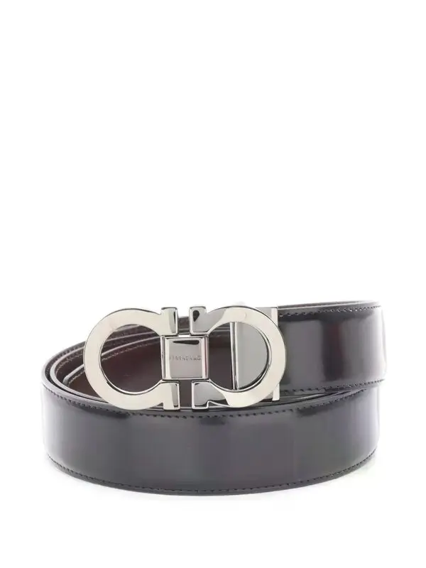 FERRAGAMO 2020s Gancini Leather Belt