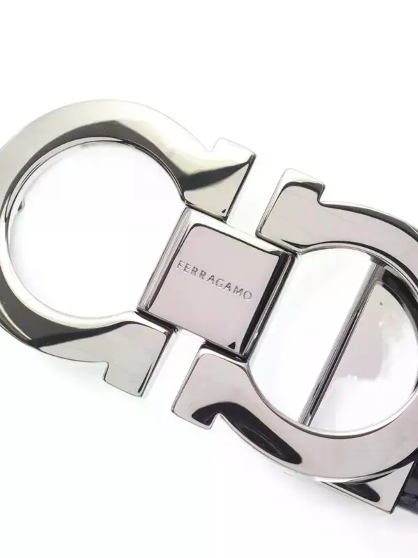 FERRAGAMO 2020s Gancini Leather Belt