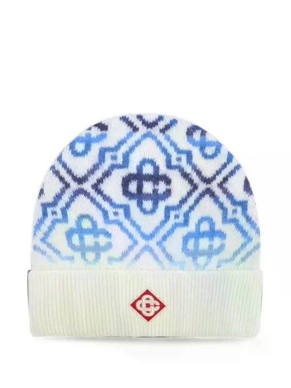 Casablanca Monogram-print Beanie Hat