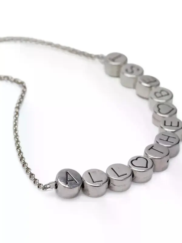 DAGGER Bead-embellished Necklace