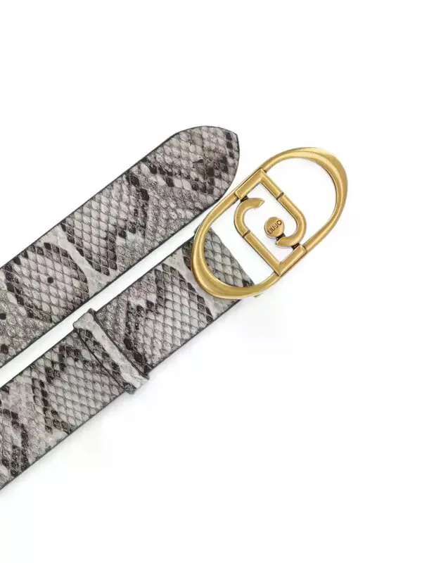 Liu Jo Snakeskin-effect Belt