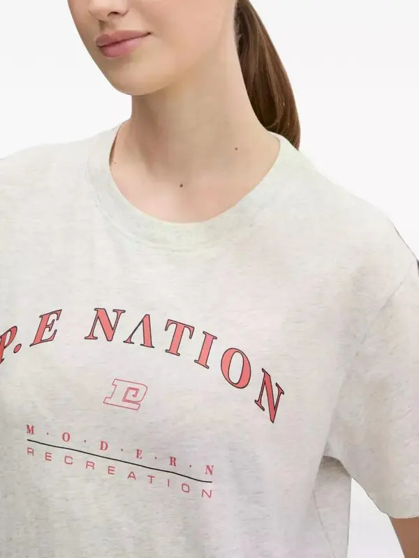 P.E Nation Logo-print Crew-neck T-shirt