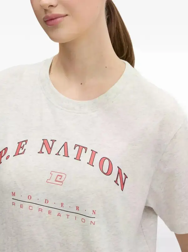 P.E Nation Logo-print Crew-neck T-shirt