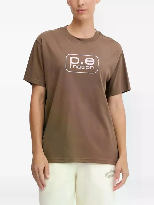 P.E Nation Flux Logo-print T-shirt