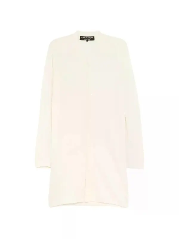 Comme Des Garçons Button-up Knitted Cardigan
