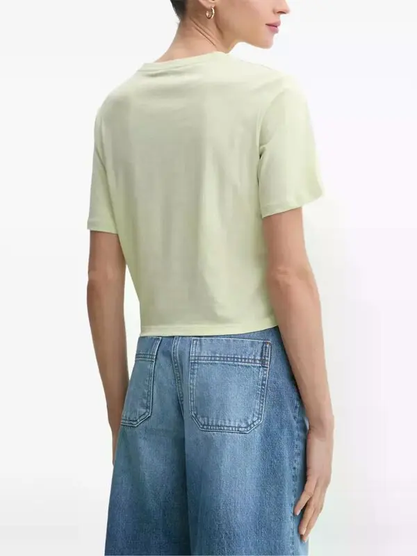 Liu Jo Embroidered Twist T-shirt - Green