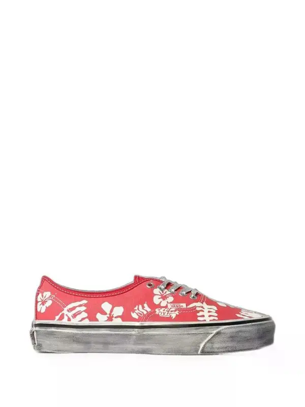 VANS Floral-print Sneakers - Red