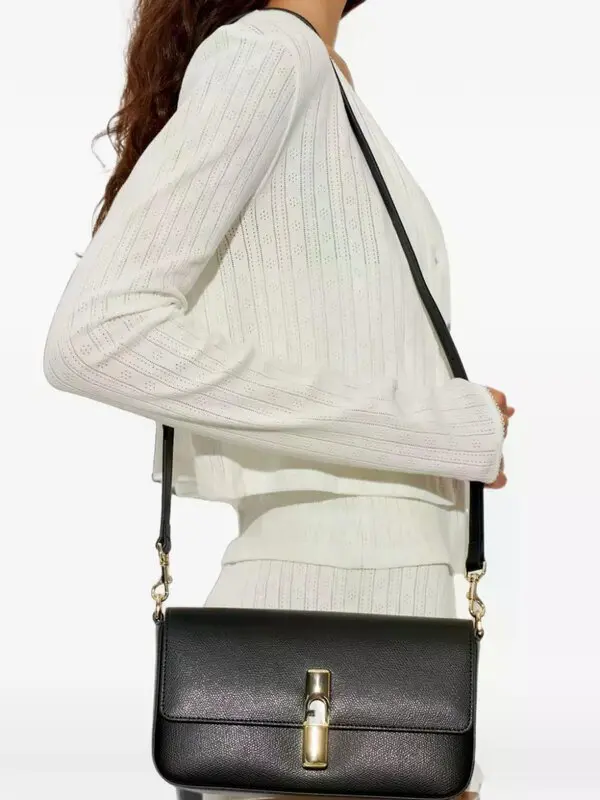 Furla S Iride Grained-leather Crossbody Bag