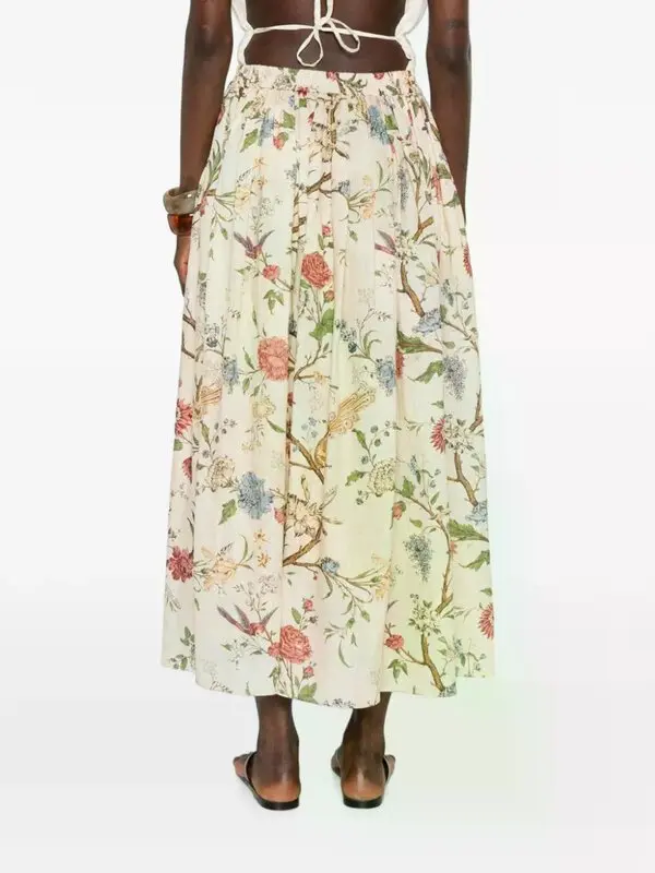 INTO THE EAST Floral-print Maxi Skirt