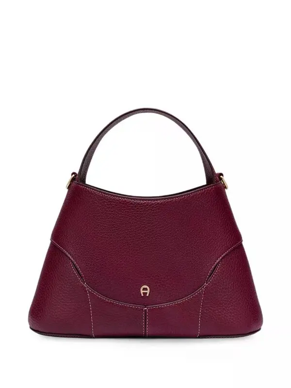 AIGNER Medium Hazel Grained-leather Tote Bag