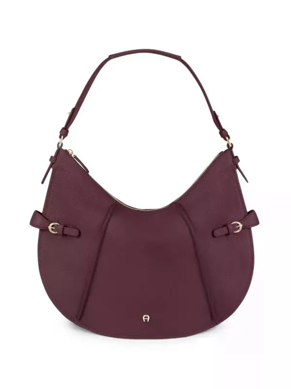 AIGNER Medium Cavallo Buckle-detail Hobo Tote Bag