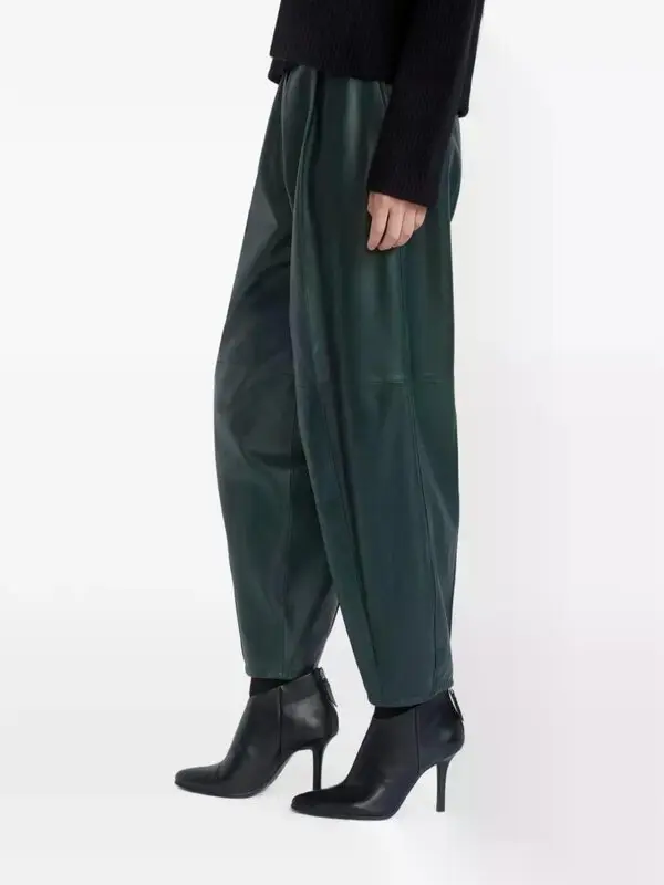 YVES SALOMON Leather Balloon Trousers