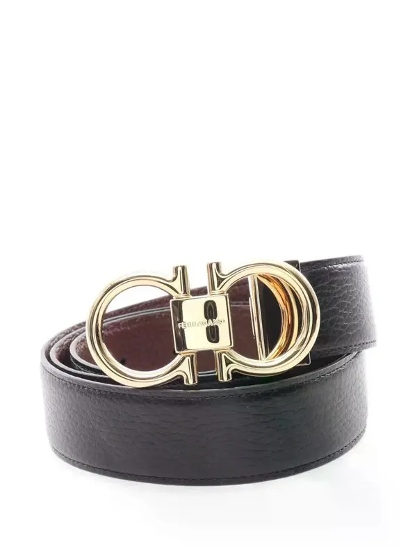 FERRAGAMO 2020s Gancini Leather Belt