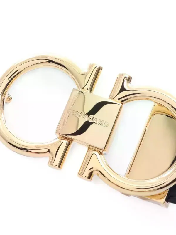 FERRAGAMO 2020s Gancini Leather Belt