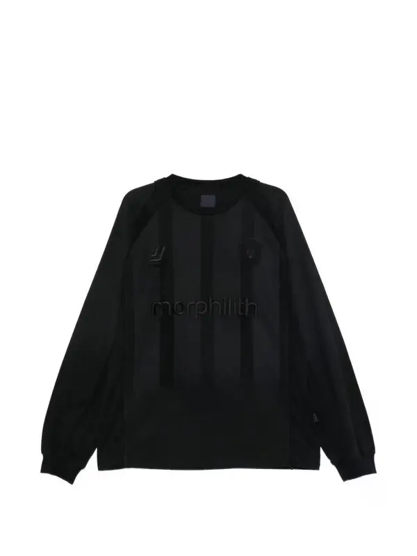 JUUN.J Striped Long-sleeve Sweatshirt - Black