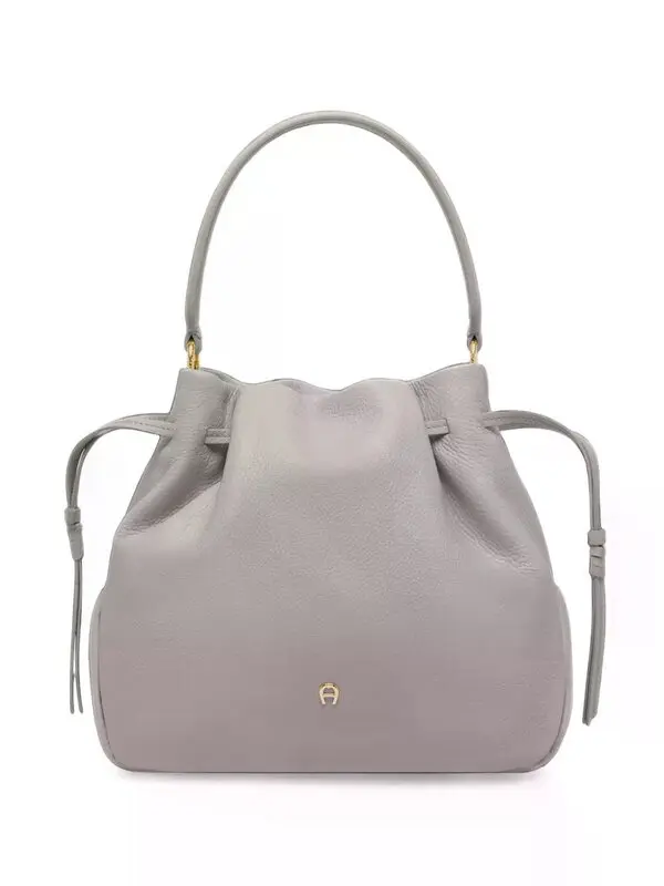 AIGNER Medium Paola Leather Shoulder Bag