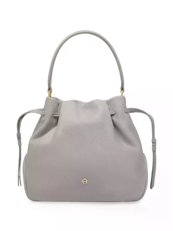 AIGNER Medium Paola Leather Shoulder Bag