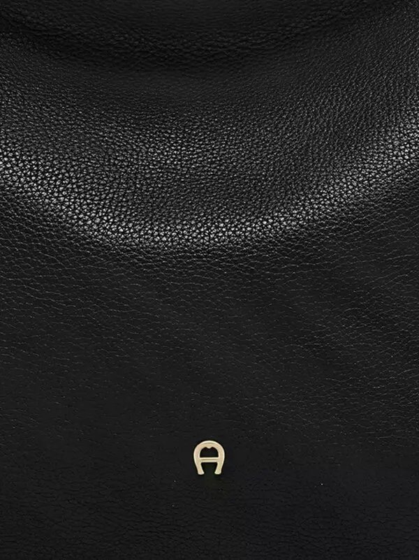 AIGNER Medium Paola Leather Shoulder Bag