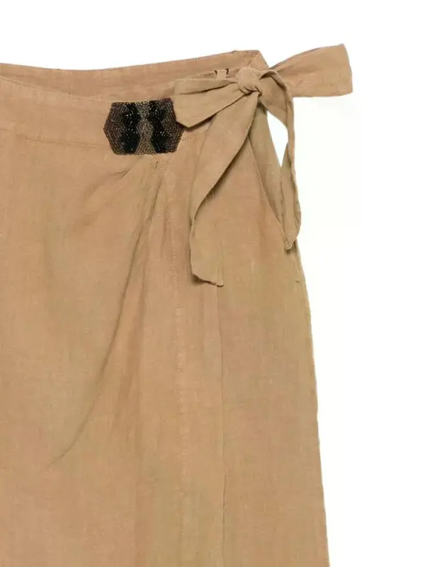 BAZAR DELUXE Beaded Wrap Trousers