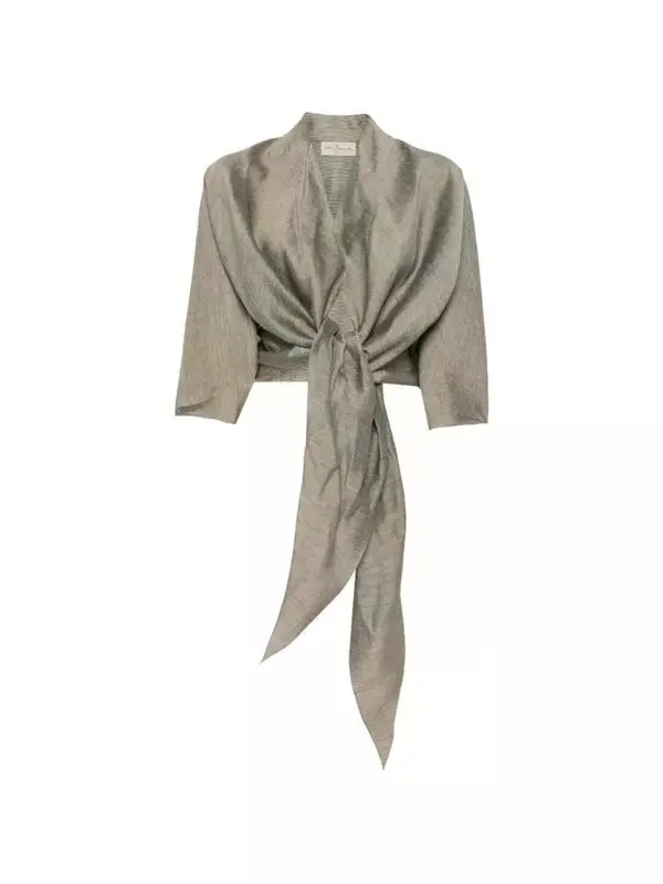 CORTANA Aria Tie-fastening Jacket - Neutrals