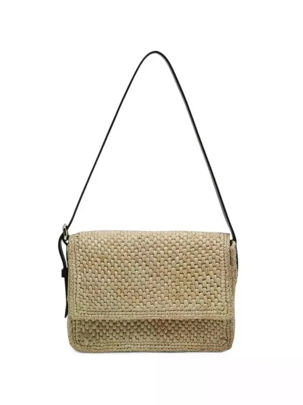 Manebí Woven Shoulder Bag - Neutrals