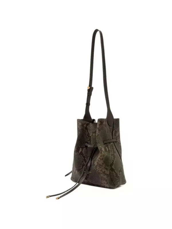 GIANNI CHIARINI Sienna Snakeskin-effect Shoulder Bag