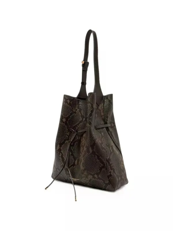 GIANNI CHIARINI Sienna Snake-effect Shoulder Bag