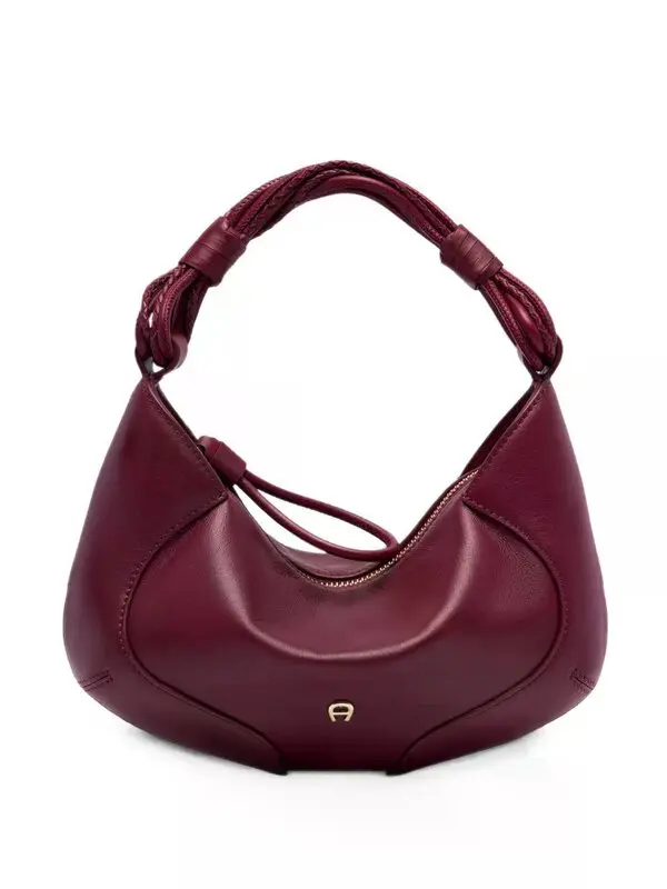 AIGNER Small Giara Leather Shoulder Bag