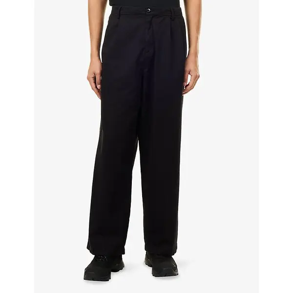 C.P. COMPANY Boxy Pleats Cotton Trousers