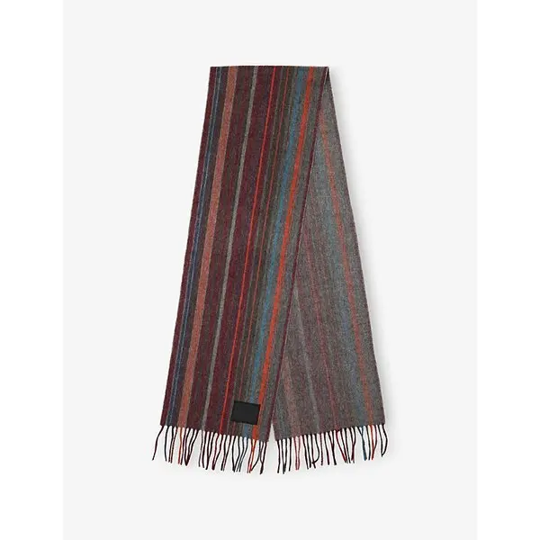 Paul Smith Trent Signature Stripe Lambwool Scarf