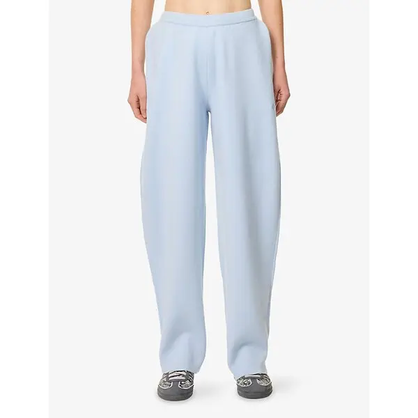 THE COUTURE CLUB Compact Barrel-leg Knitted Jogging Bottoms