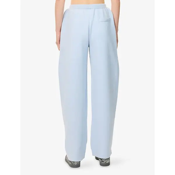 THE COUTURE CLUB Compact Barrel-leg Knitted Jogging Bottoms