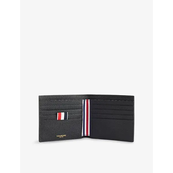 Thom Browne Soft Pebble Grain Bifold Leather Wallet
