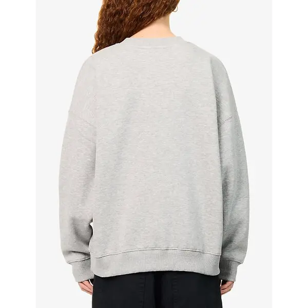 ANINE BING Miles Relaxed-fit Cotton-blend Sweatshirt