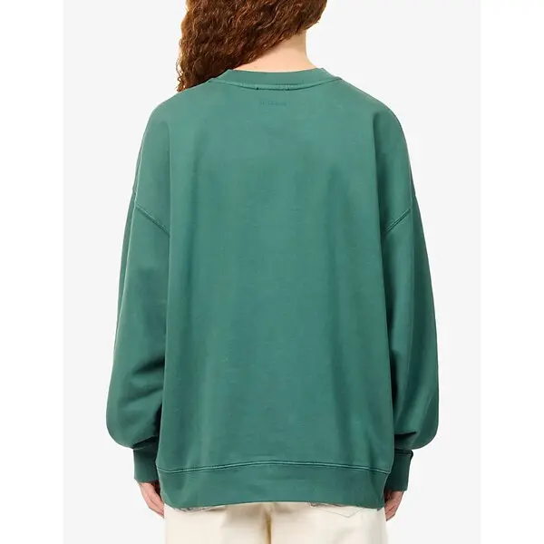 ANINE BING Miles Relaxed-fit Cotton-jersey Sweatshirt