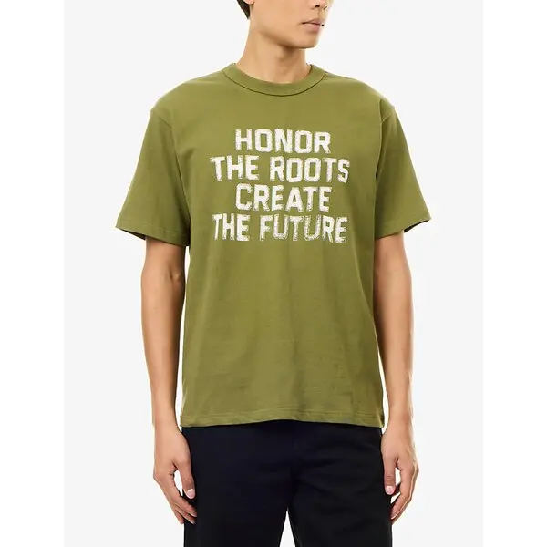 HONOR THE GIFT Honor The Roots Graphic Cotton T-shirt