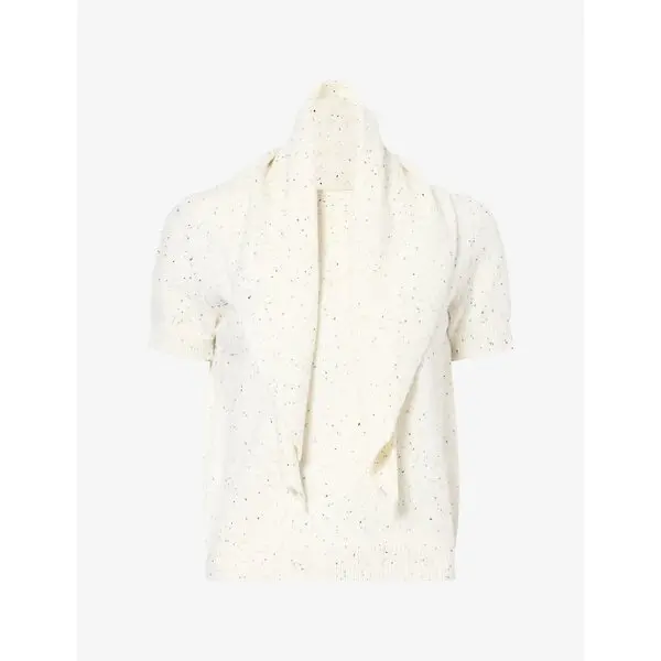 4TH & RECKLESS Malo Neck-tie Knitted Top