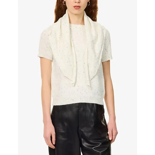4TH & RECKLESS Malo Neck-tie Knitted Top