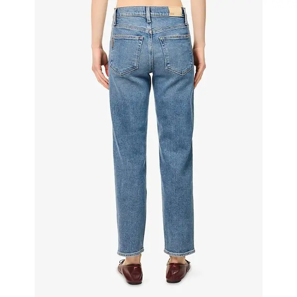 Paige Reece Straight-leg Denim Jeans