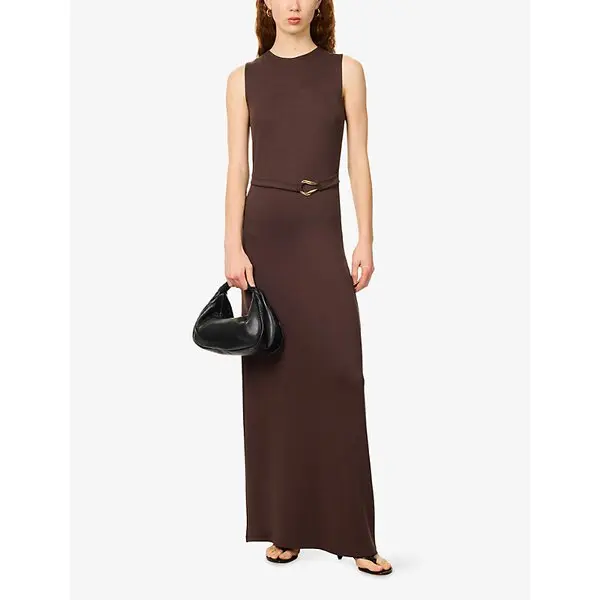 4TH & RECKLESS Arden Sleeveless Stretch-jersey Maxi Dress