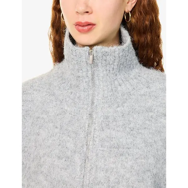 4TH & RECKLESS Clairee Zipped Knitted Cardigan