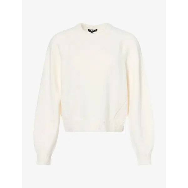 Paige Zaire Ribbed-trim Wool-blend Jumper